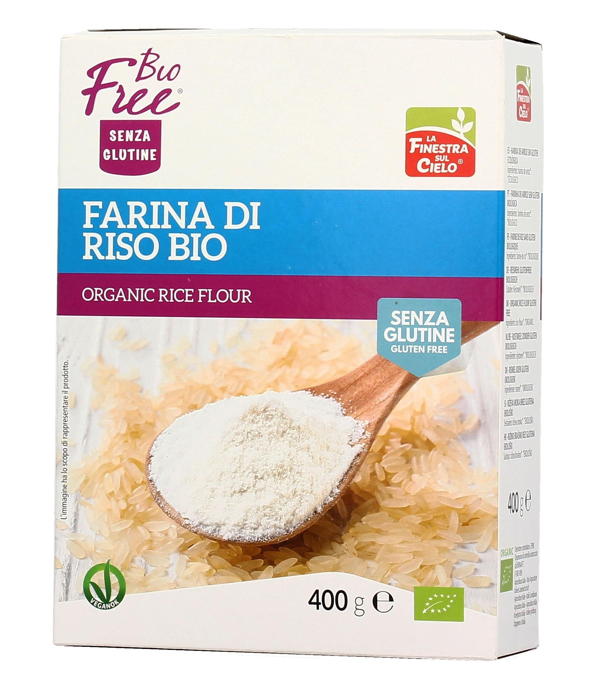 Faina Bio de orez, fara gluten, vegan, La Finestra Sul Cielo, 400g ...
