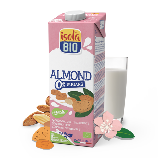 Lapte bio de migdale - lapte vegetal bio | Biomania.ro