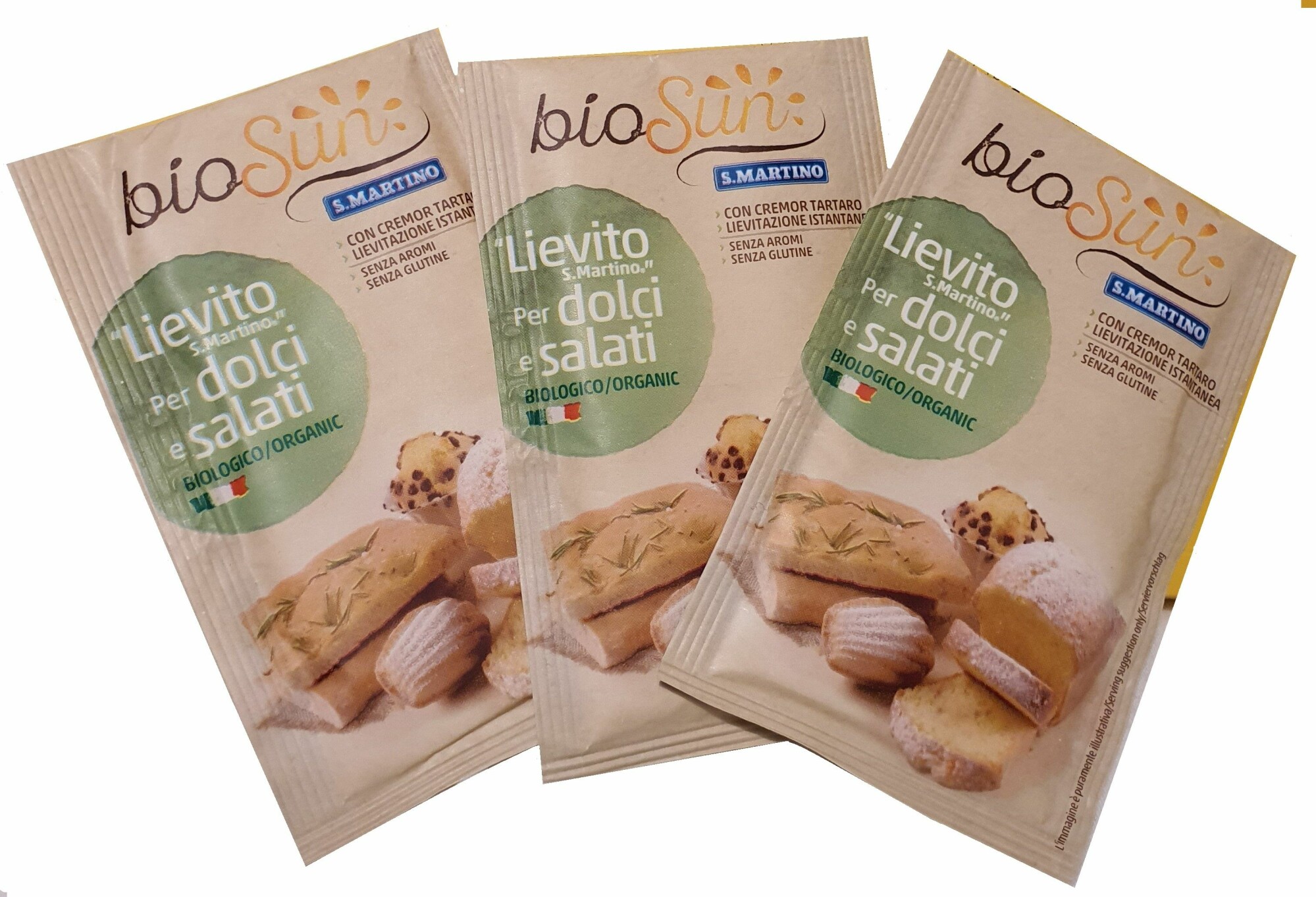 Praf de copt bio fara gluten, vegan (3plicurix16g) 48g bioSUN | Biomania.ro