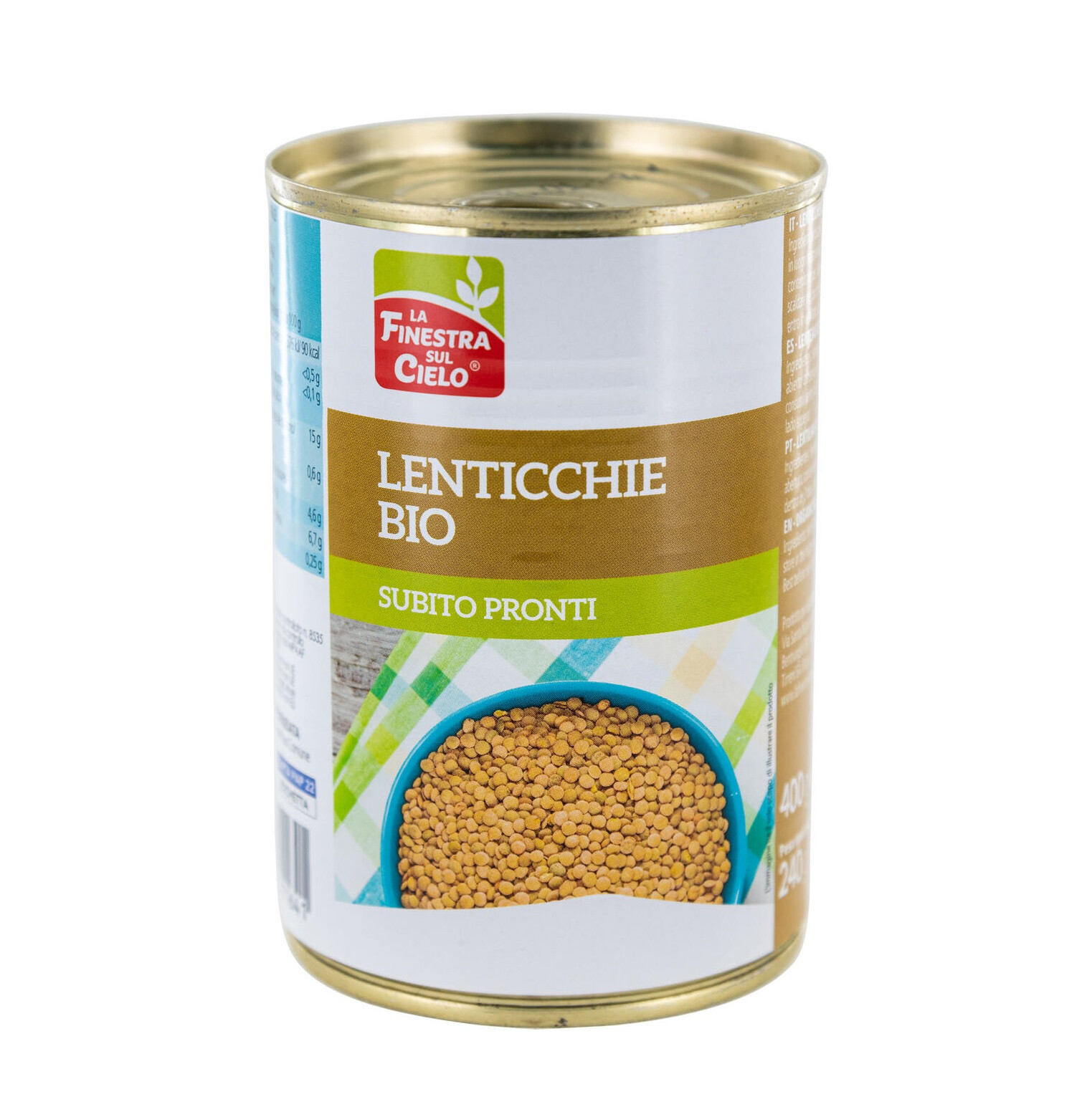 Linte bio fiarta, La Finestra Sul Cielo 400g | Biomania.ro