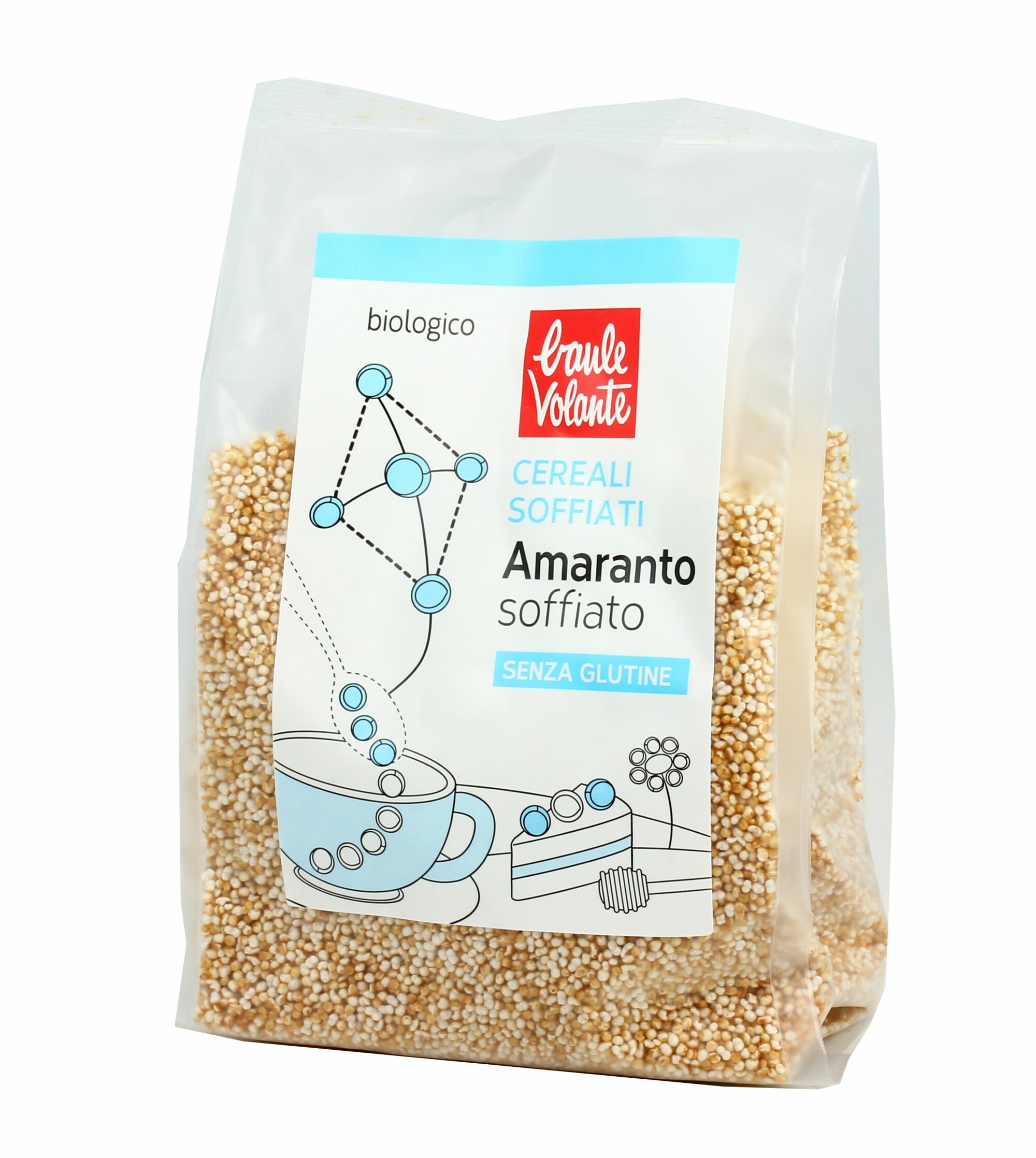 Amarant bio expandat, fara gluten, Baule Volante 100g | Biomania.ro