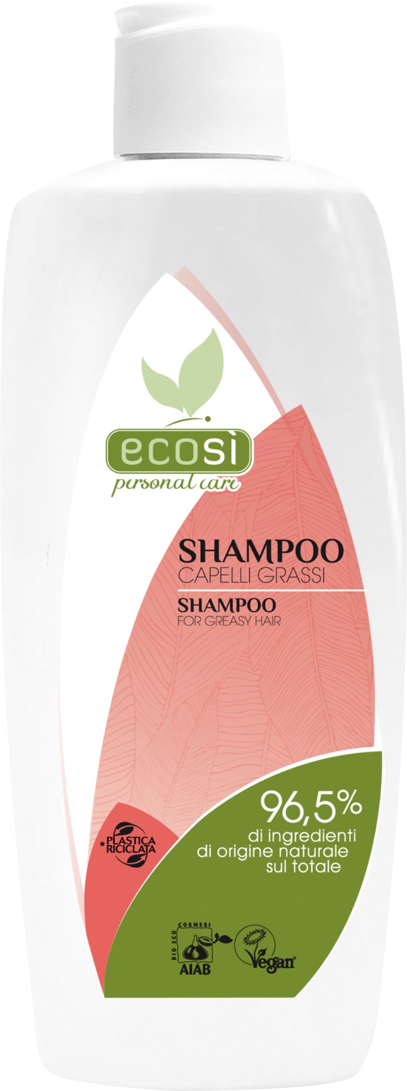 Sampon pentru par gras ECO BIO, ECOSI 500ml | Biomania.ro