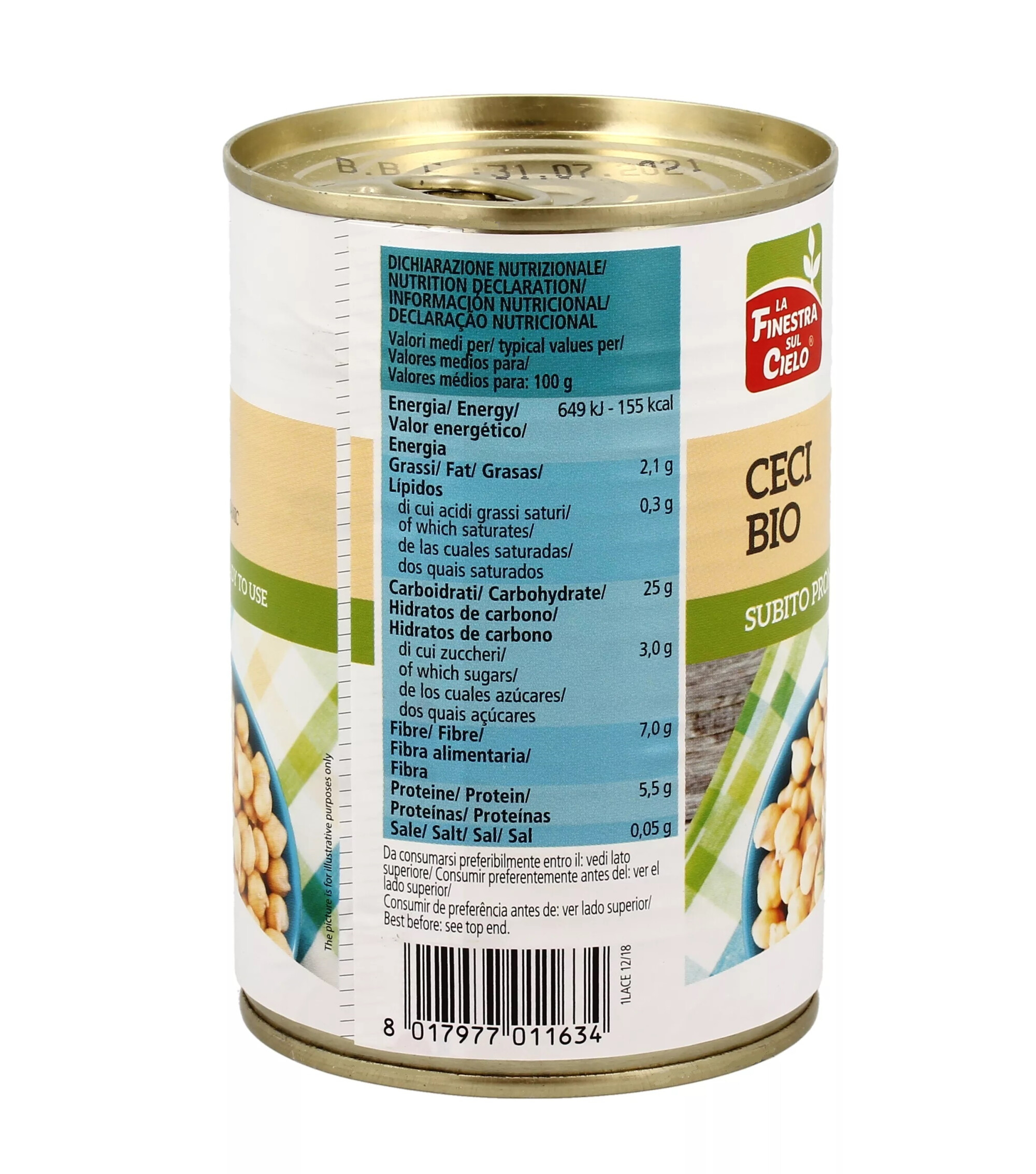 Naut bio, La Finestra Sul Cielo 400g | Biomania.ro