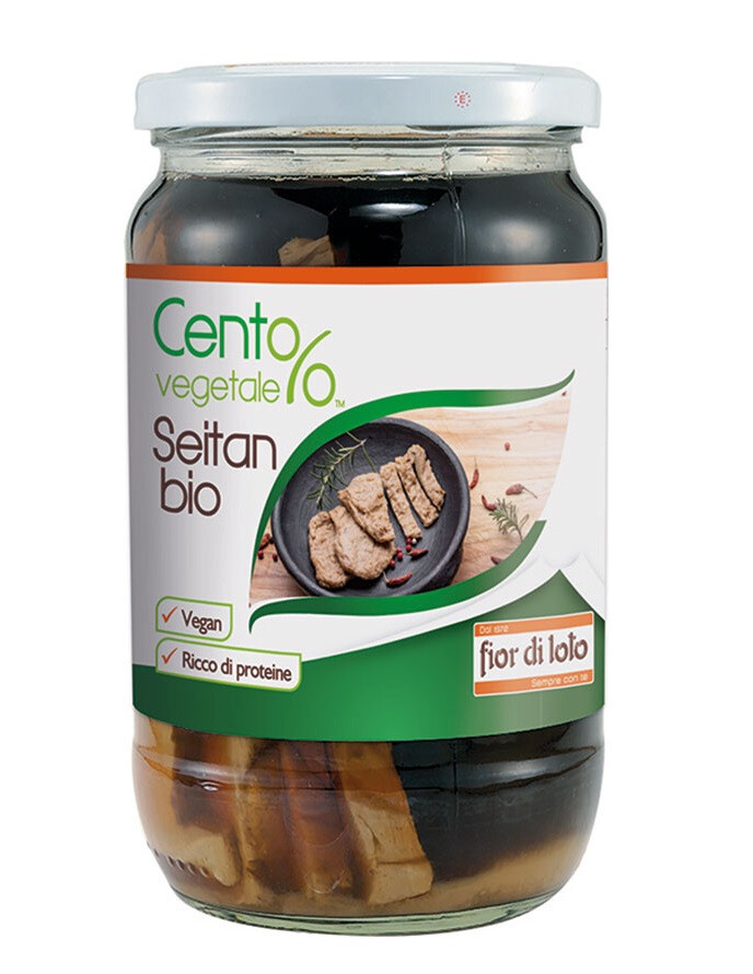 Seitan bio natural feliat, Cent% Vegetale 535g | Biomania.ro