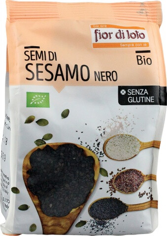 Seminte bio de susan negru, fara gluten, Fior di Loto 250g | Biomania.ro