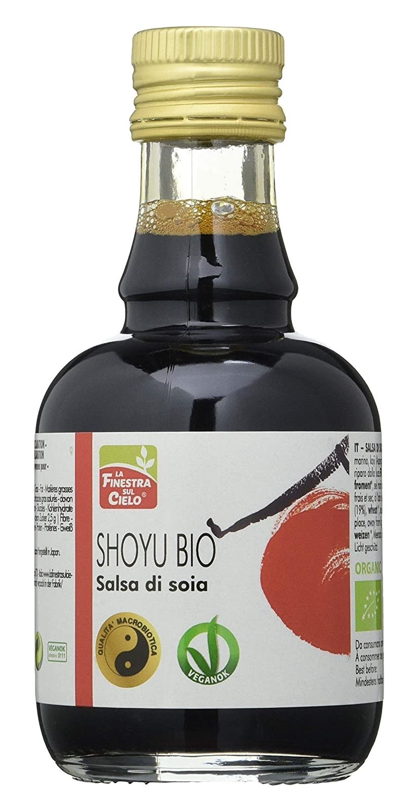 Sos bio de soia Shoyu Johsen, vegan, La Finestra Sul Cielo 250ml ...